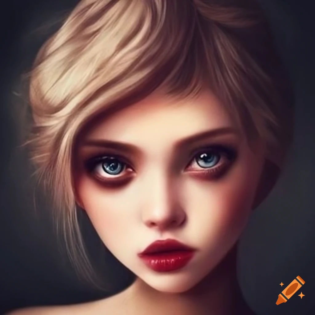 Pretty girl on Craiyon