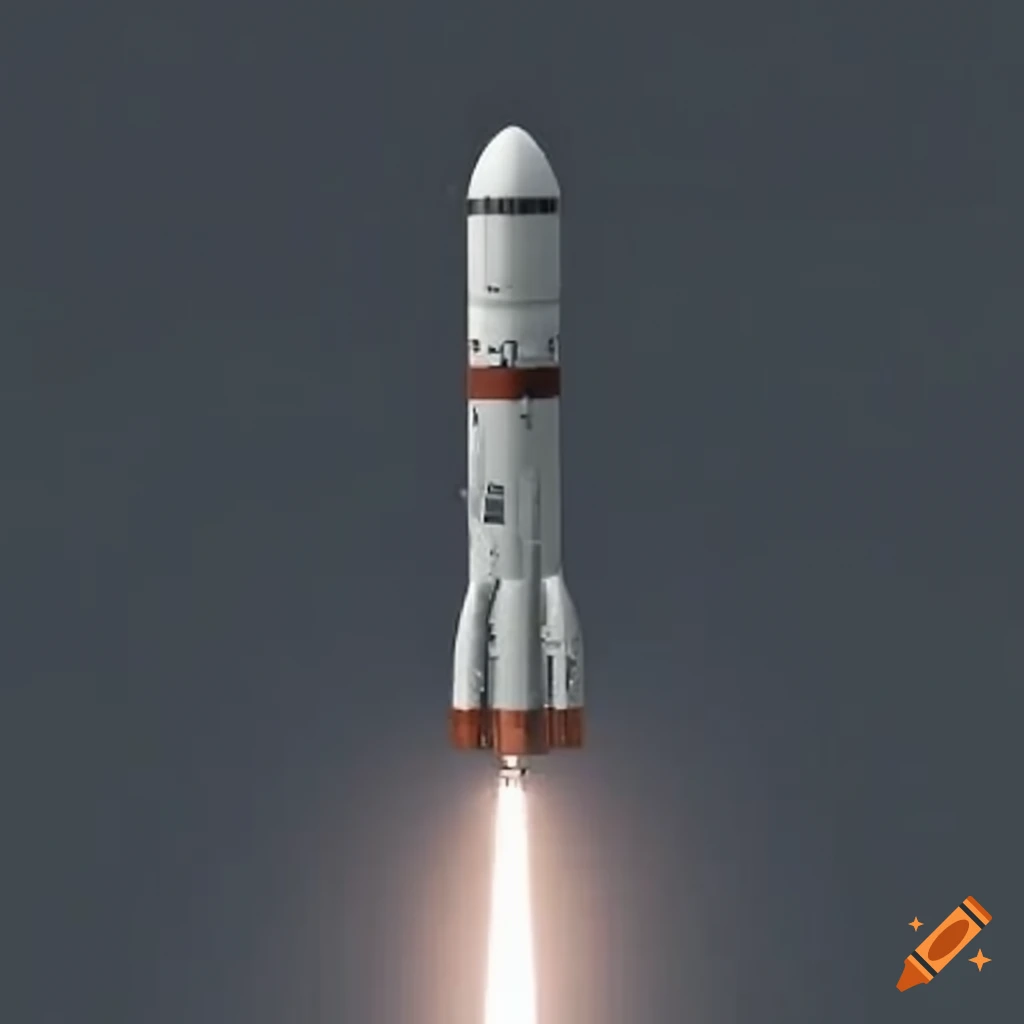 Small heavy lifter rocket on Craiyon