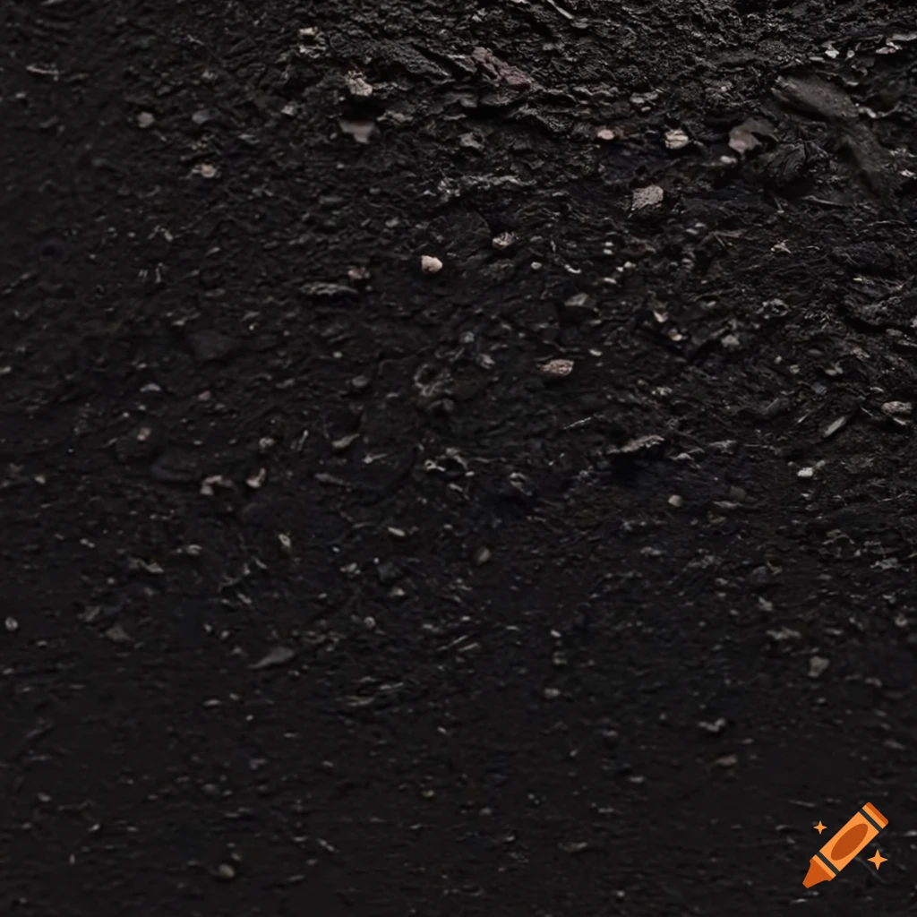 Black topsoil texture on Craiyon