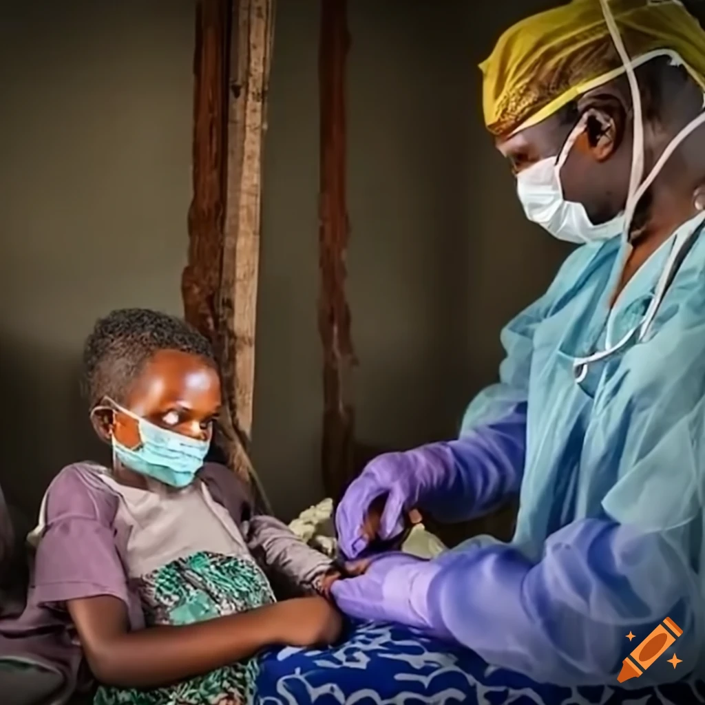 Healthcare app connecting doctors worldwide for remote diagnosis on Craiyon