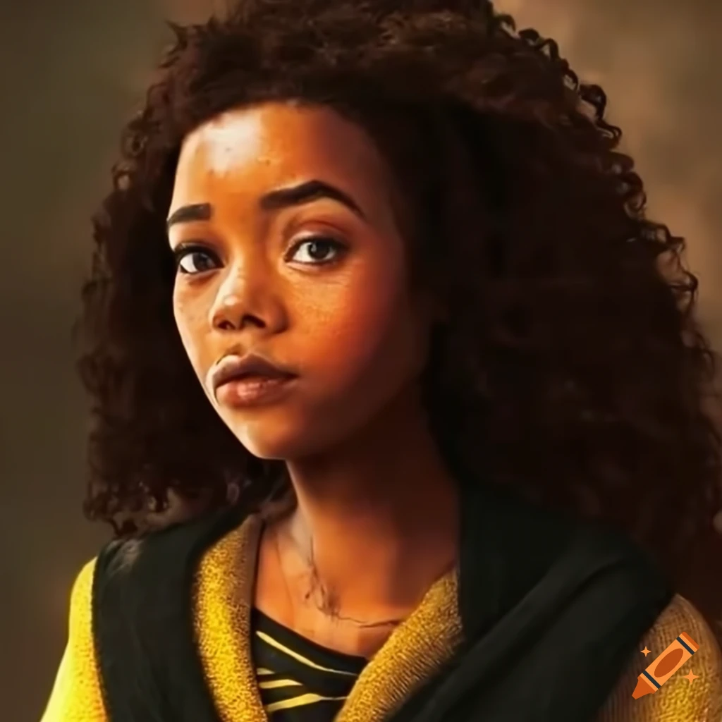 Hufflepuff student with hazel eyes and freckles at Hogwarts during ...