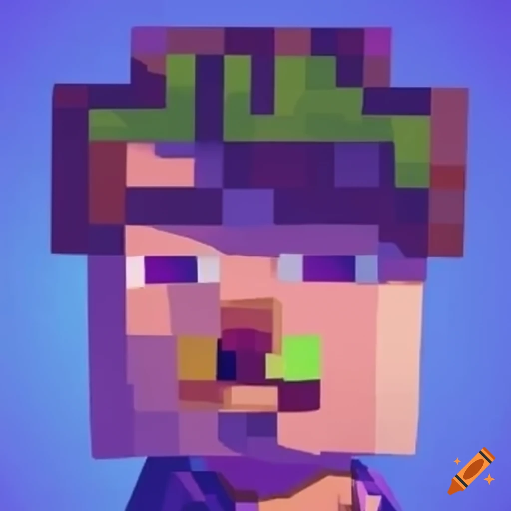 Minecraft-style logo for memecraft on Craiyon