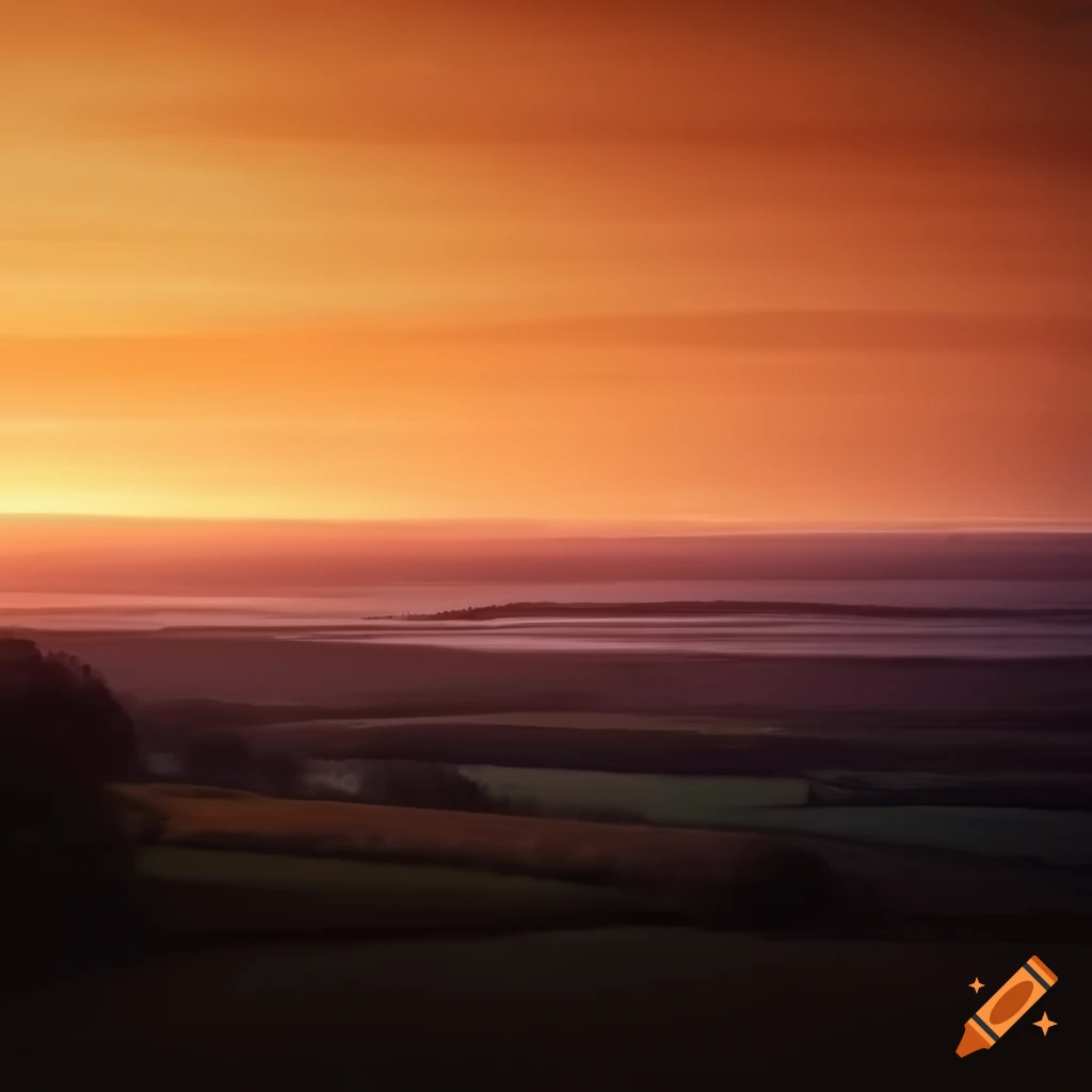 Markinch fife at sunset on Craiyon