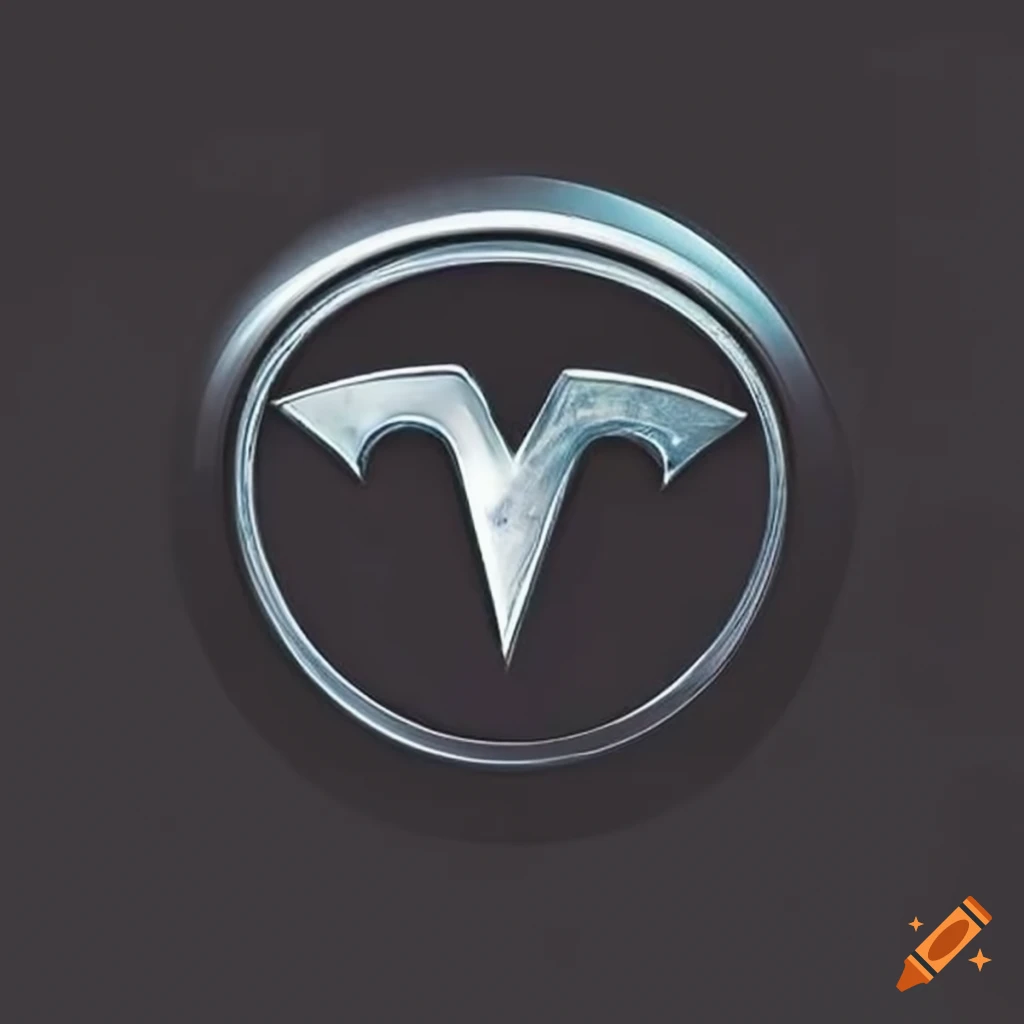 Melding of tesla logo and batman symbol on Craiyon