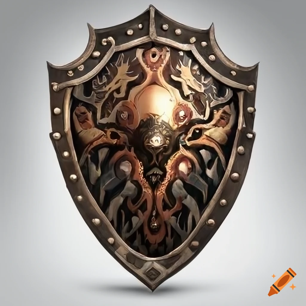 Fantasy shield on Craiyon