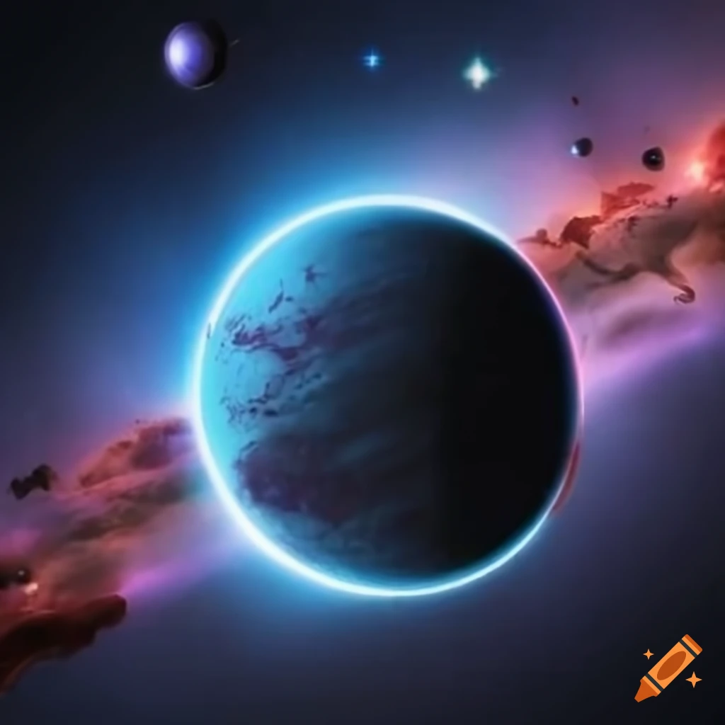 Image depicting the universe on Craiyon