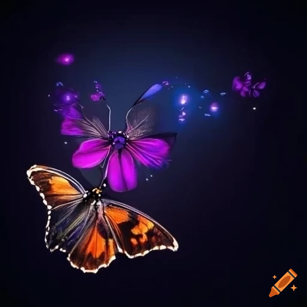 Gorgeous majestic beautiful magical butterfly on Craiyon