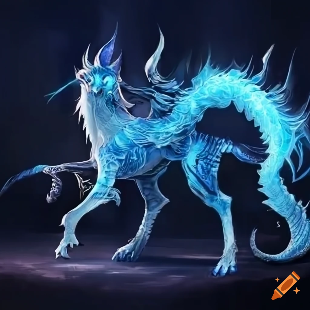 Ice qilin on Craiyon