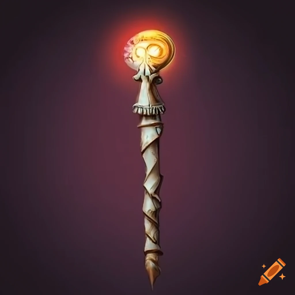 Magic staff on Craiyon