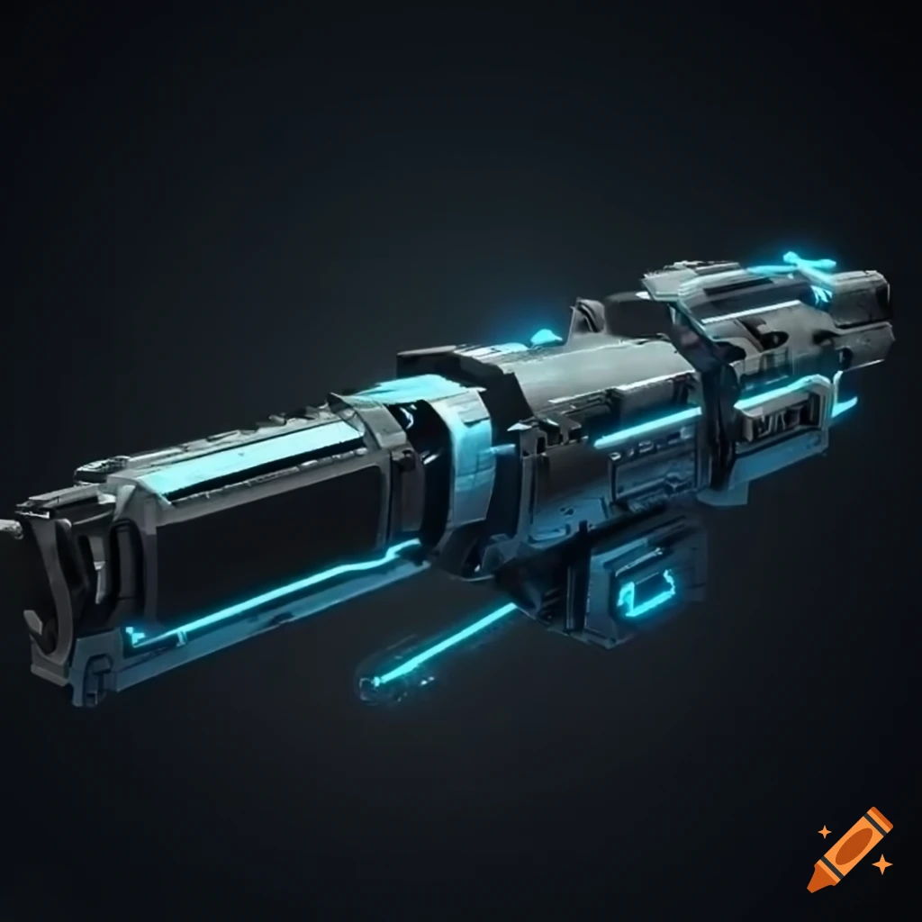 Sci-fi laser cannon on Craiyon