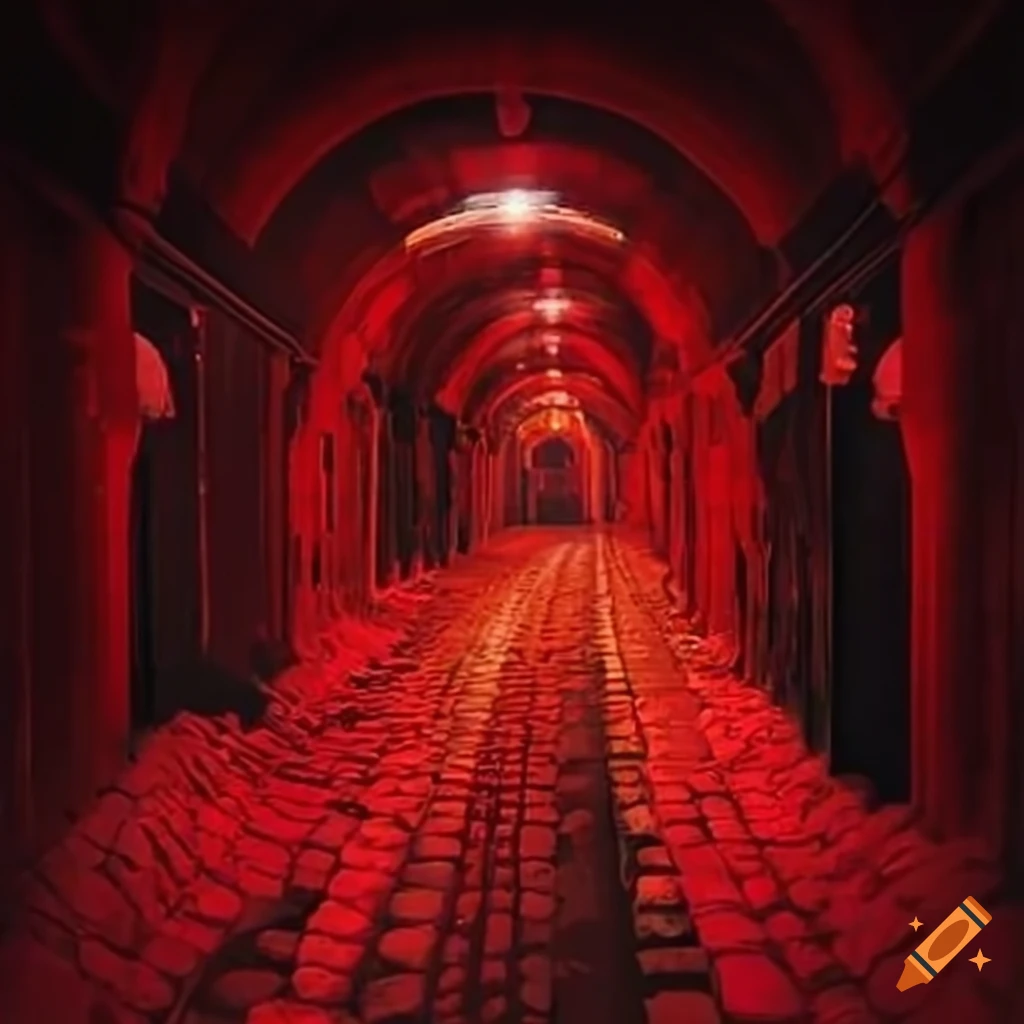 Red town on Craiyon