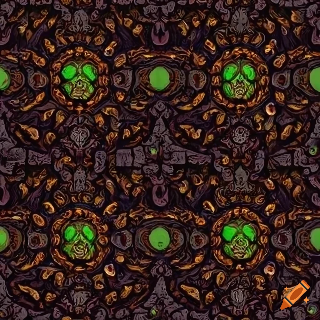 Eldritch pattern design on Craiyon