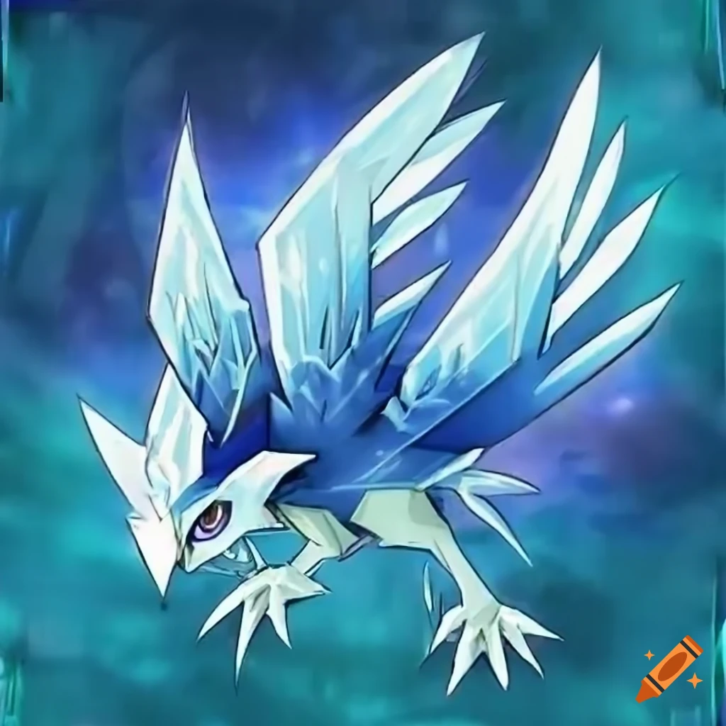 Yugioh ice bird on Craiyon