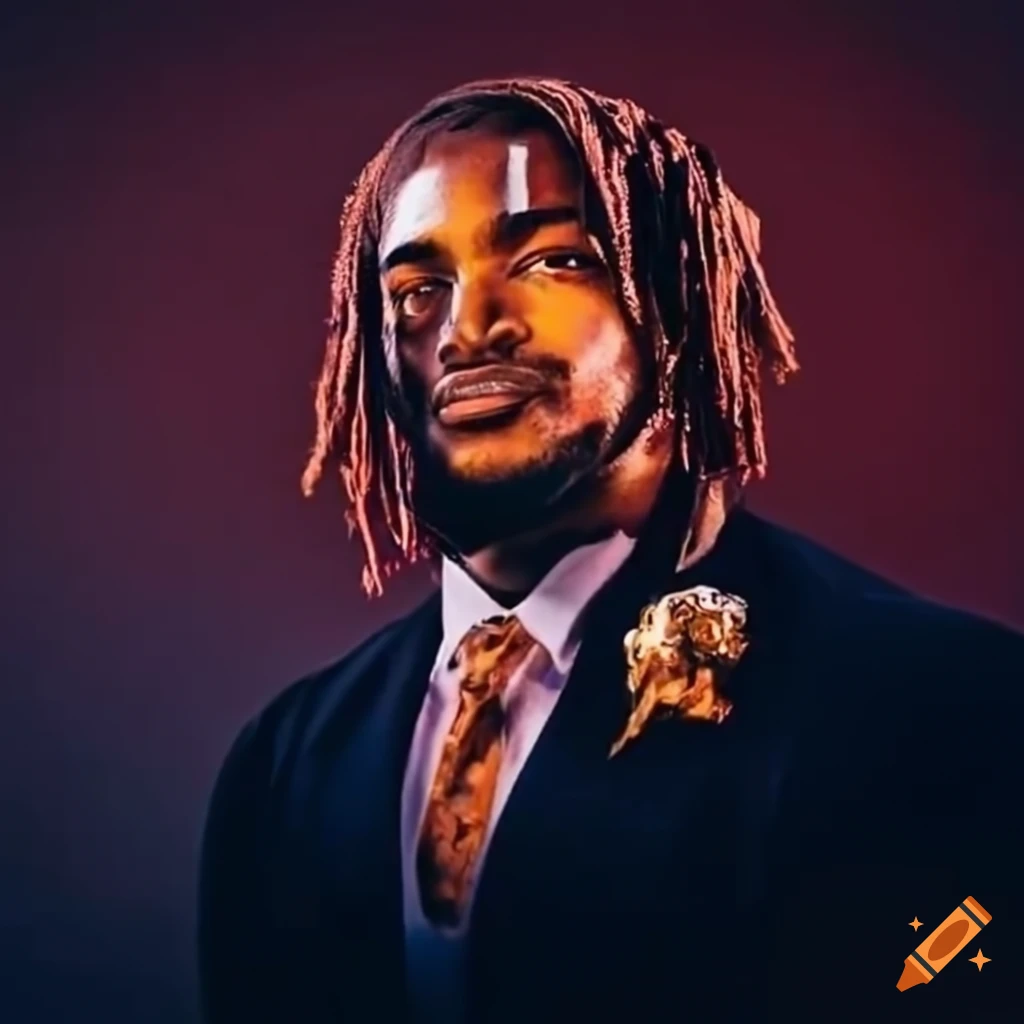 Nfl player james cook at college graduation on Craiyon