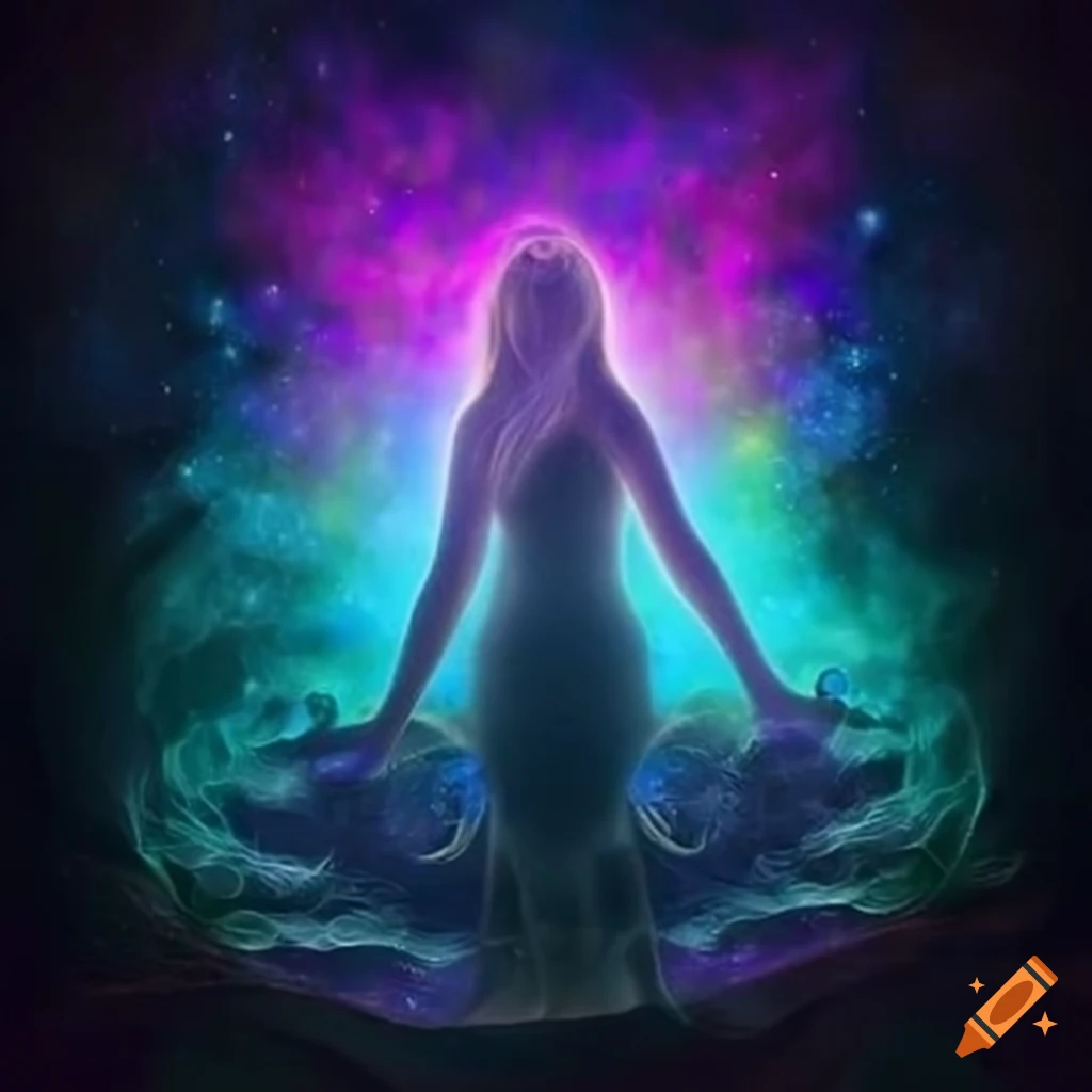 Healing magic in a mystical setting on Craiyon