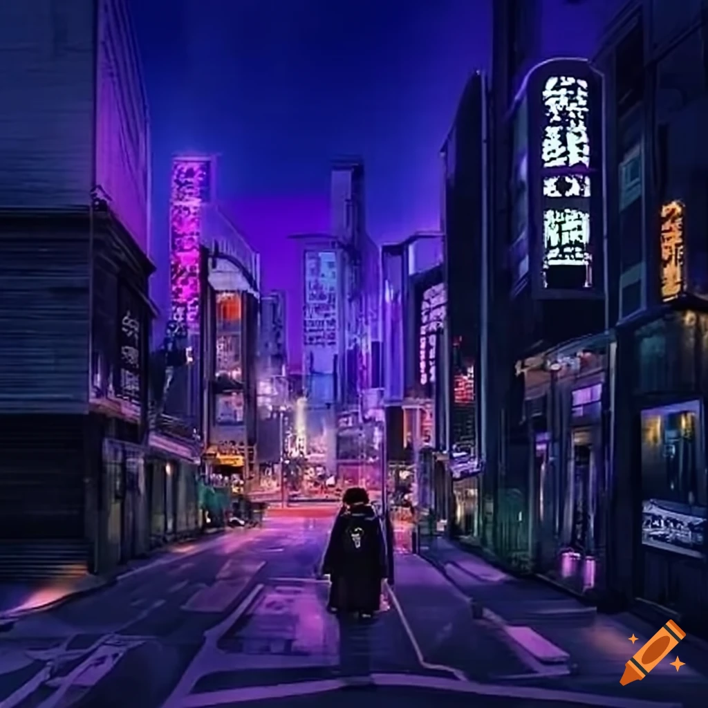 Lively tokyo scene on Craiyon