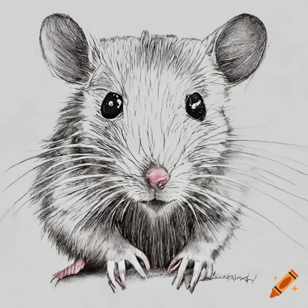 Adorable rat perfect for wallpaper on Craiyon