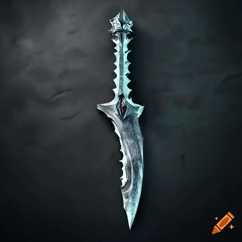 Cursed blade on Craiyon