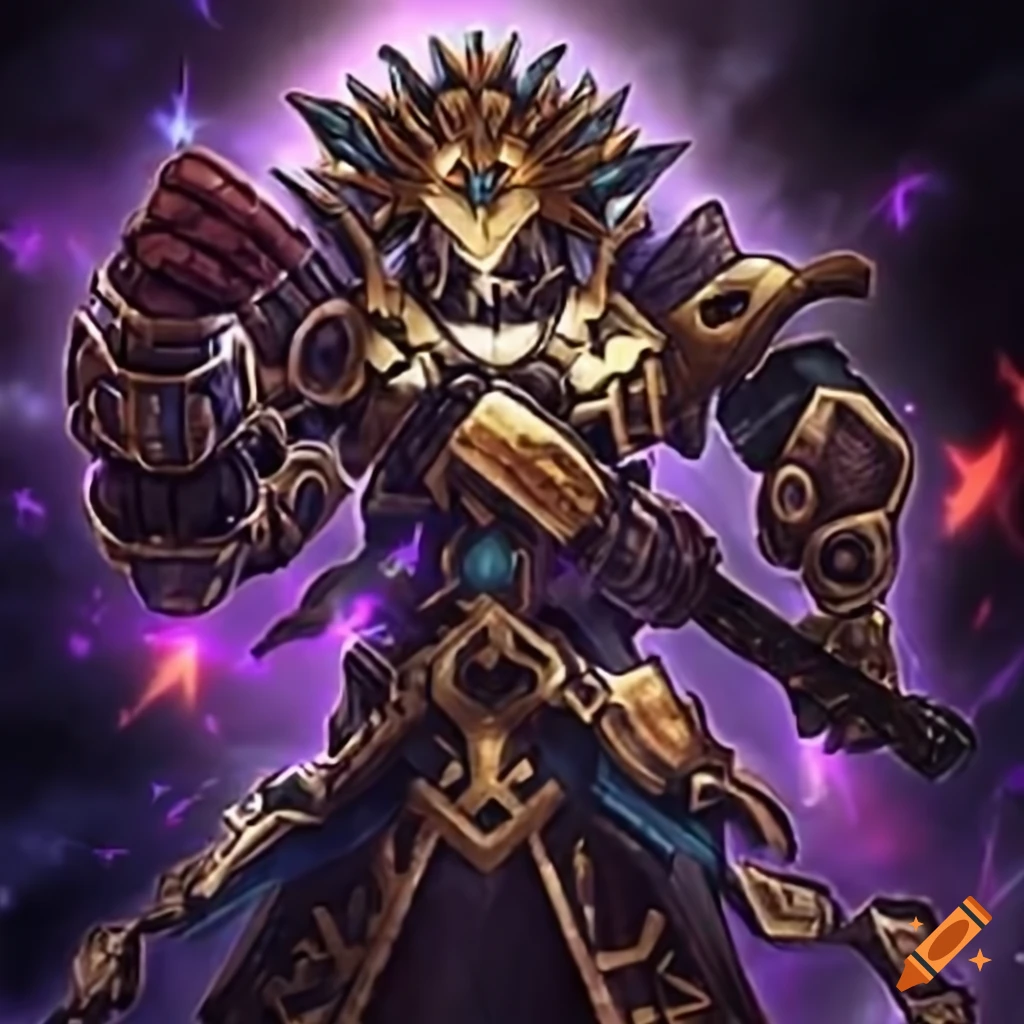 Yugioh card art of ingénieur des runes: a specialist in ancient ...