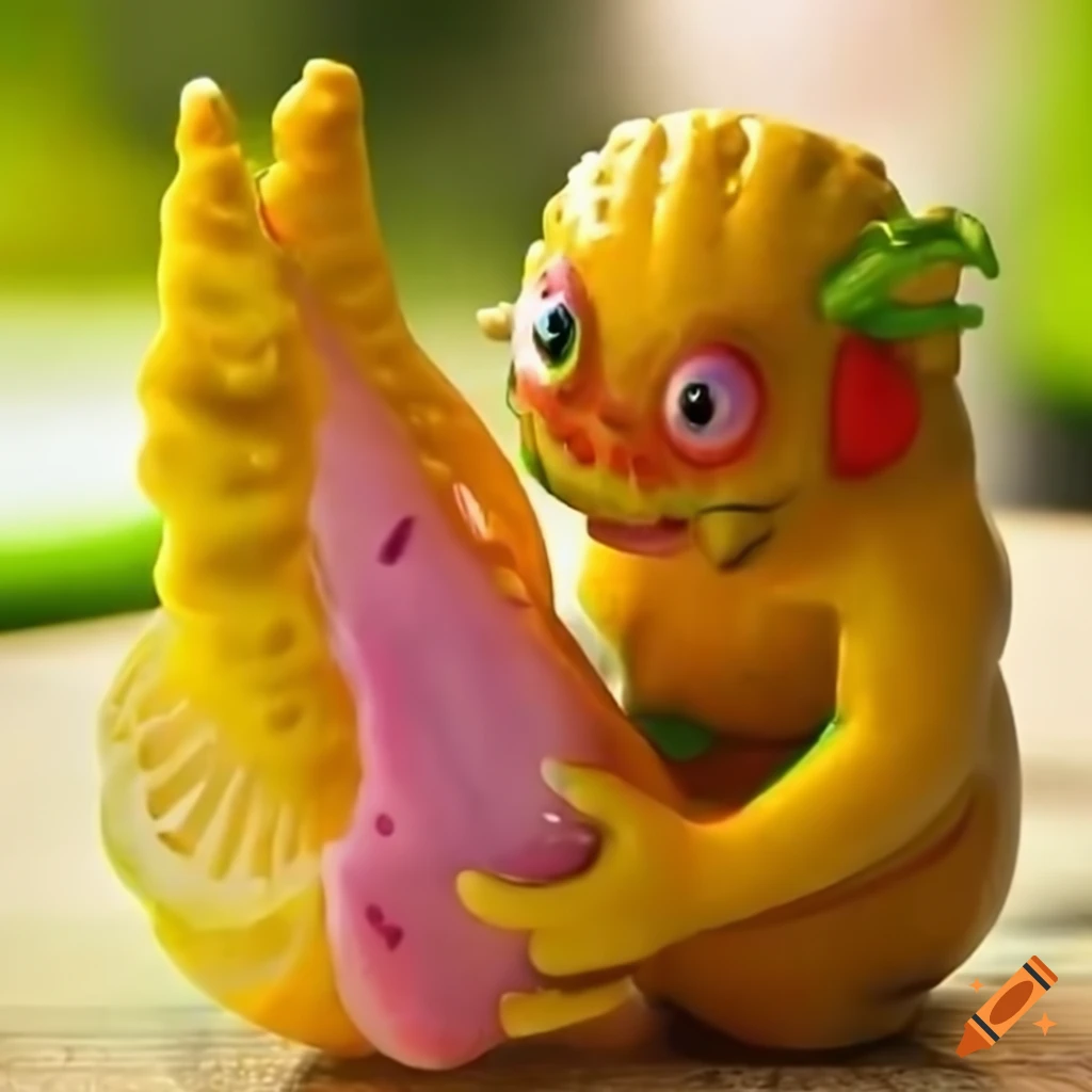 Mythical creatures and mutant omega mart lemon fruit monster in the ...
