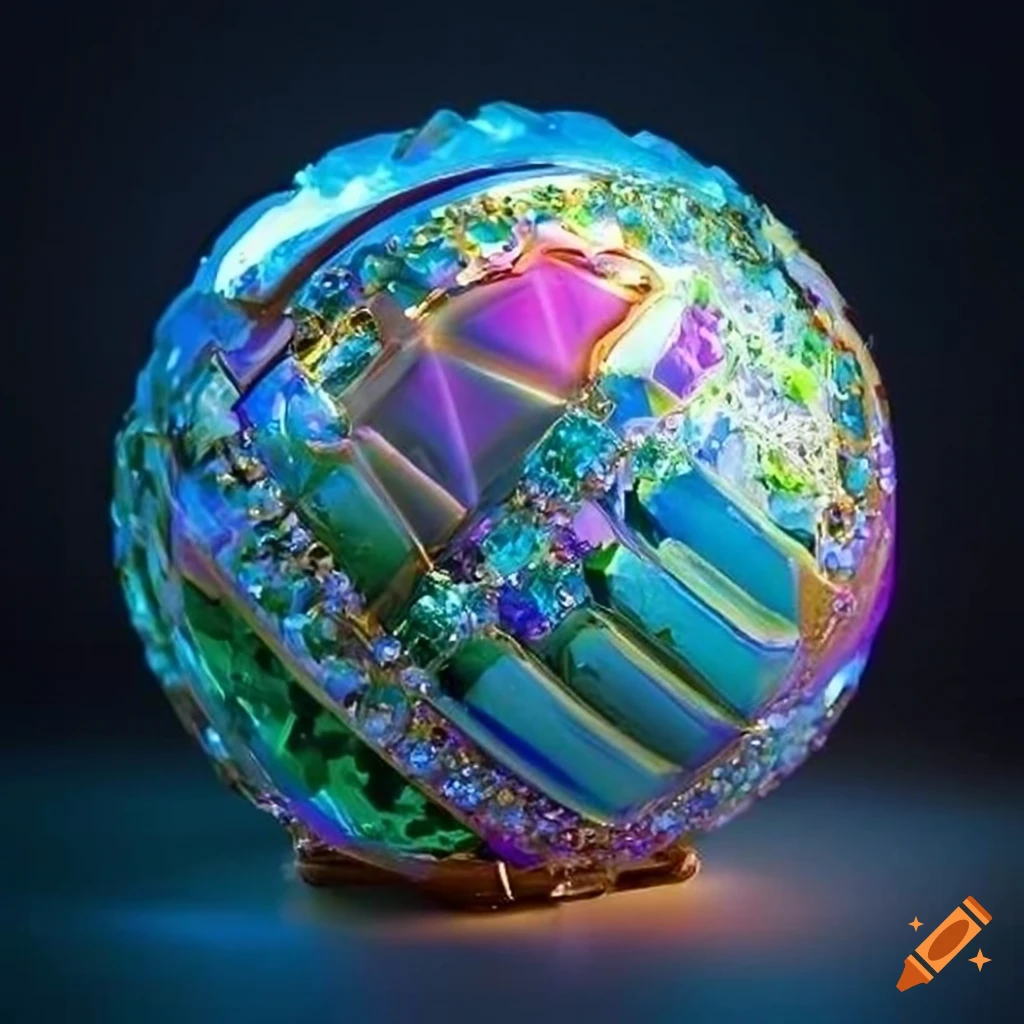 Sculpted marble figures with vibrant colors and intricate details on ...