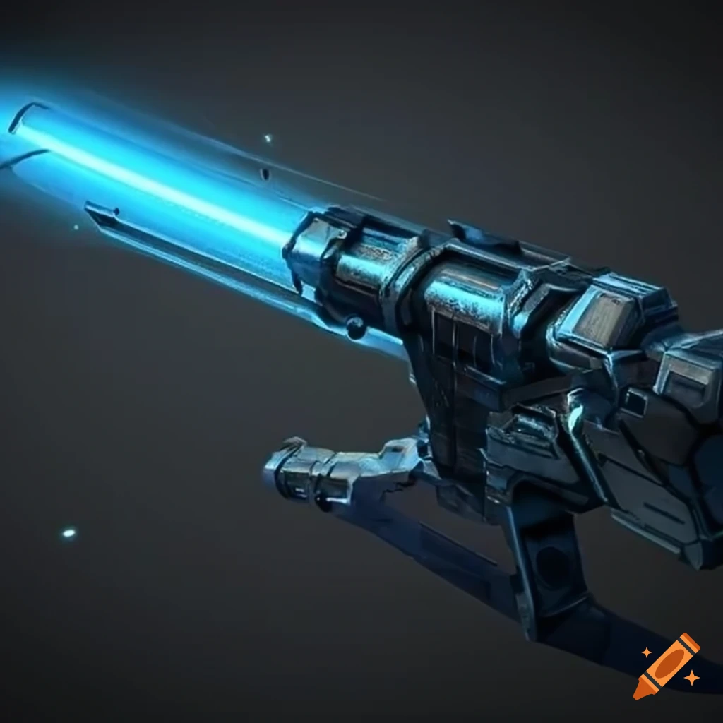 Sci-fi laser cannon on Craiyon