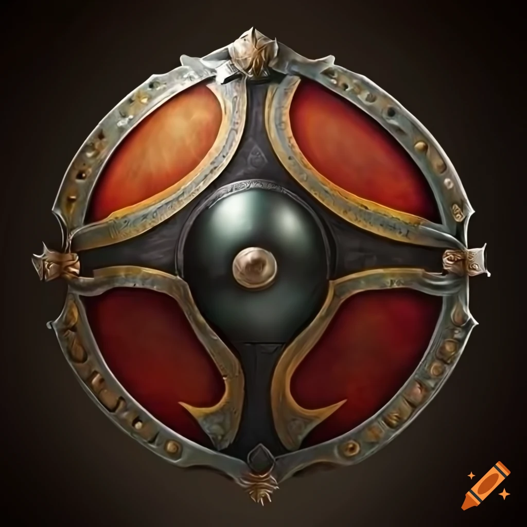 Fantasy shield on Craiyon