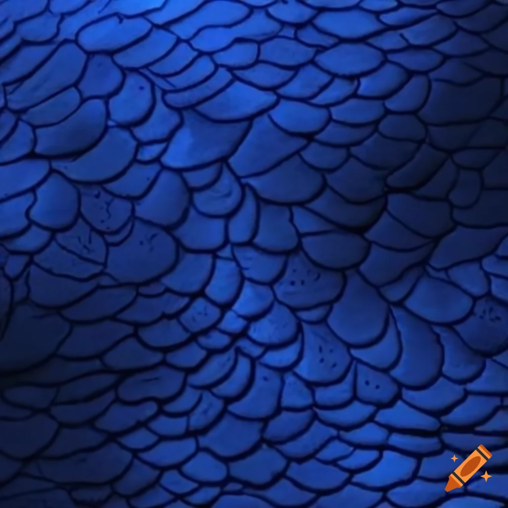 Close-up of reptile scale skin texture on Craiyon