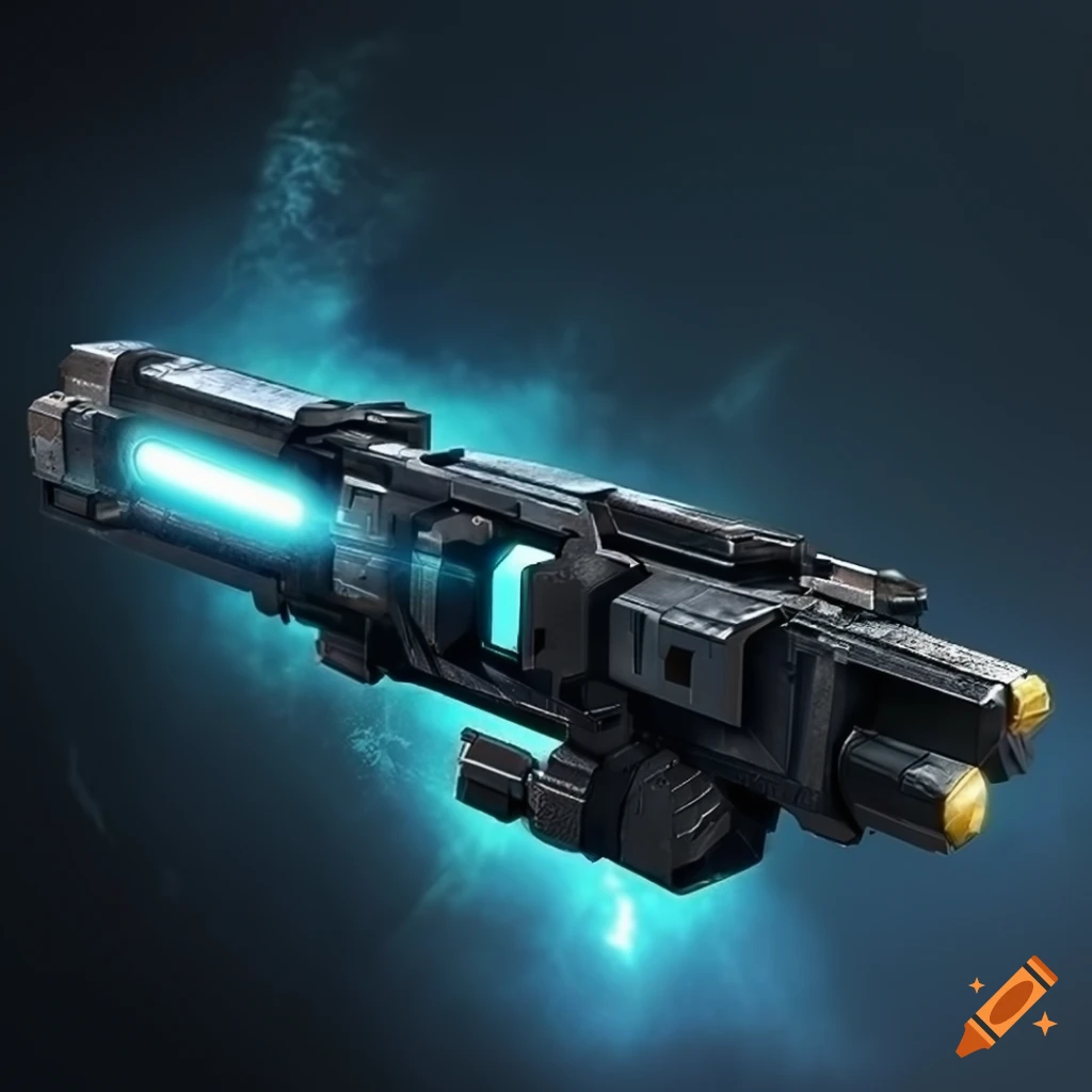 Sci-fi laser cannon on Craiyon