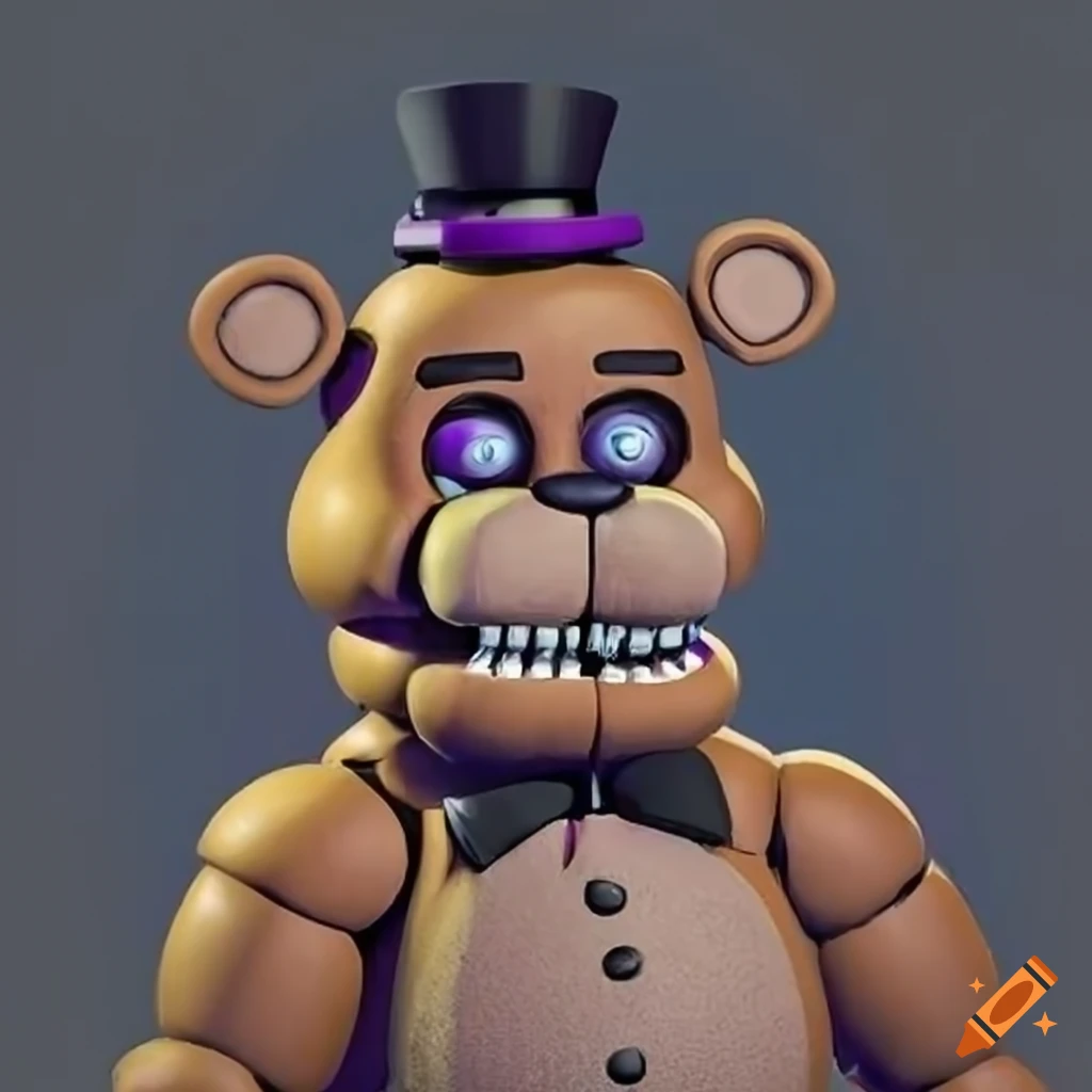 Modern freddy fazbear on Craiyon
