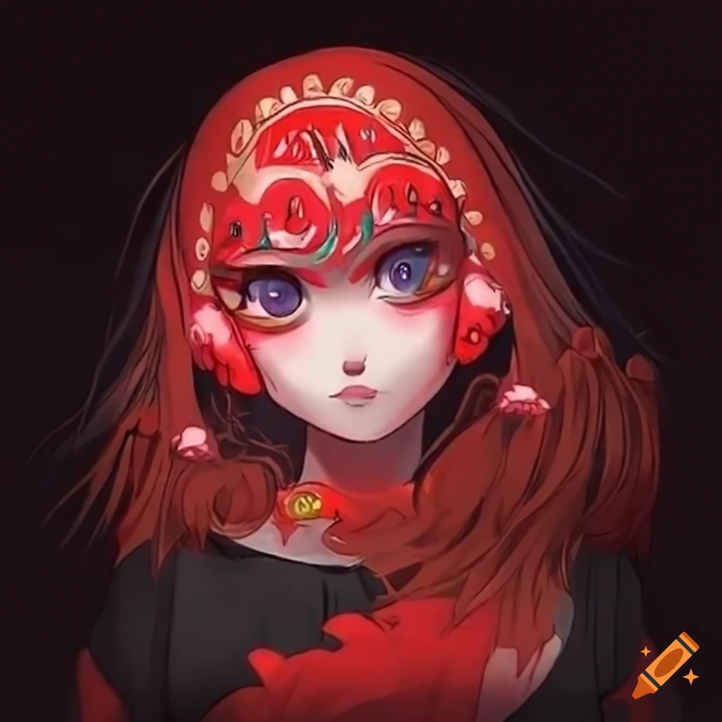Daruma lady anime character on Craiyon