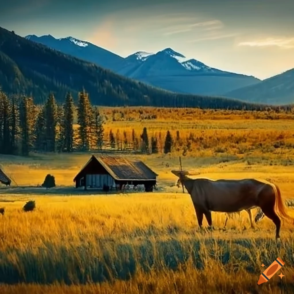 Montana ranch on Craiyon