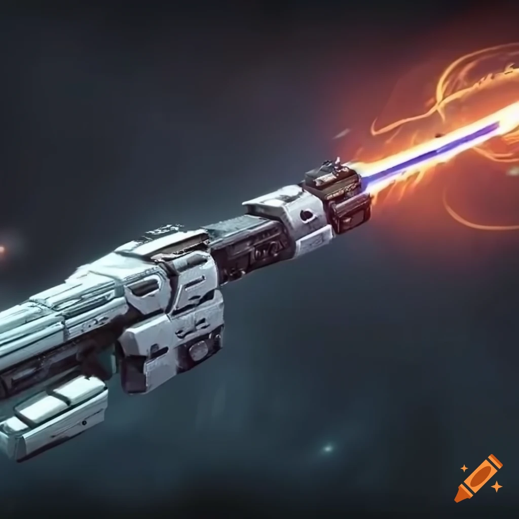 Sci-fi laser cannon on Craiyon