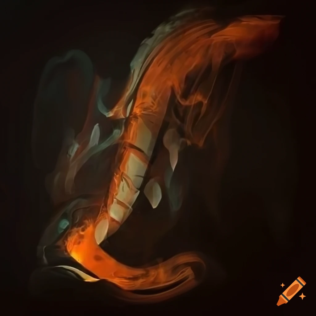 Exquisite abstract calligraphy representing life finds a way on Craiyon