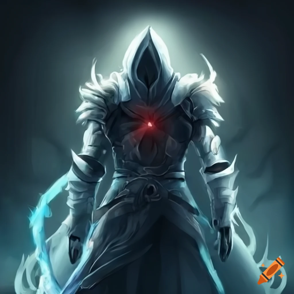 Ghost knight on Craiyon