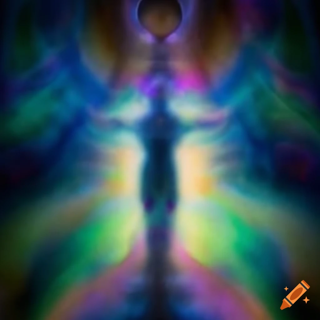 Spiritual awakening outer body experience on Craiyon