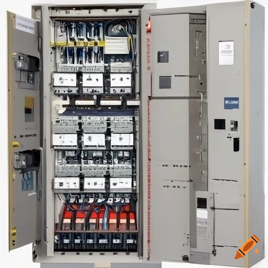 Electrical panels and equipment on Craiyon
