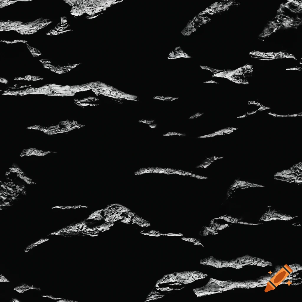 Seamless black and white rock texture in 8k resolution on Craiyon