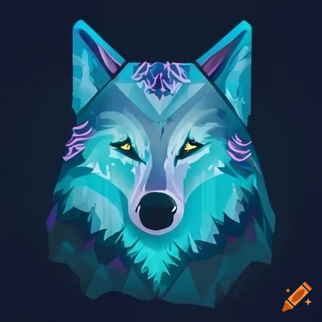 Wild frost wolf logo on Craiyon