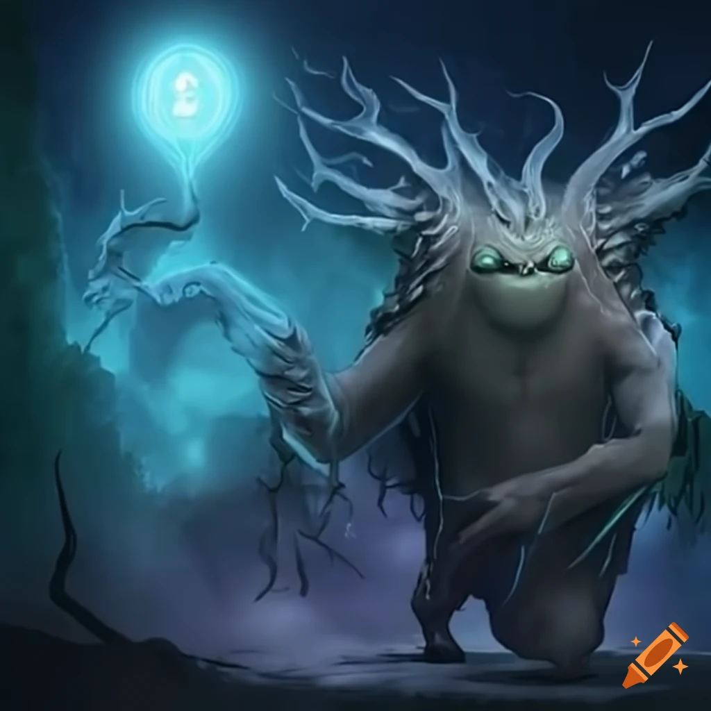 Cold and psychic monster creation on Craiyon