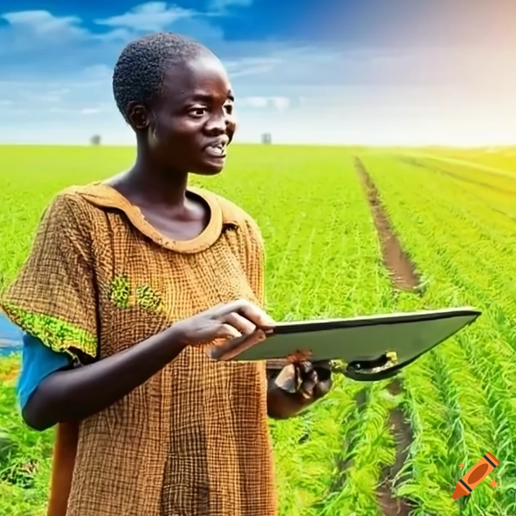Remote farming software for african farmers on Craiyon