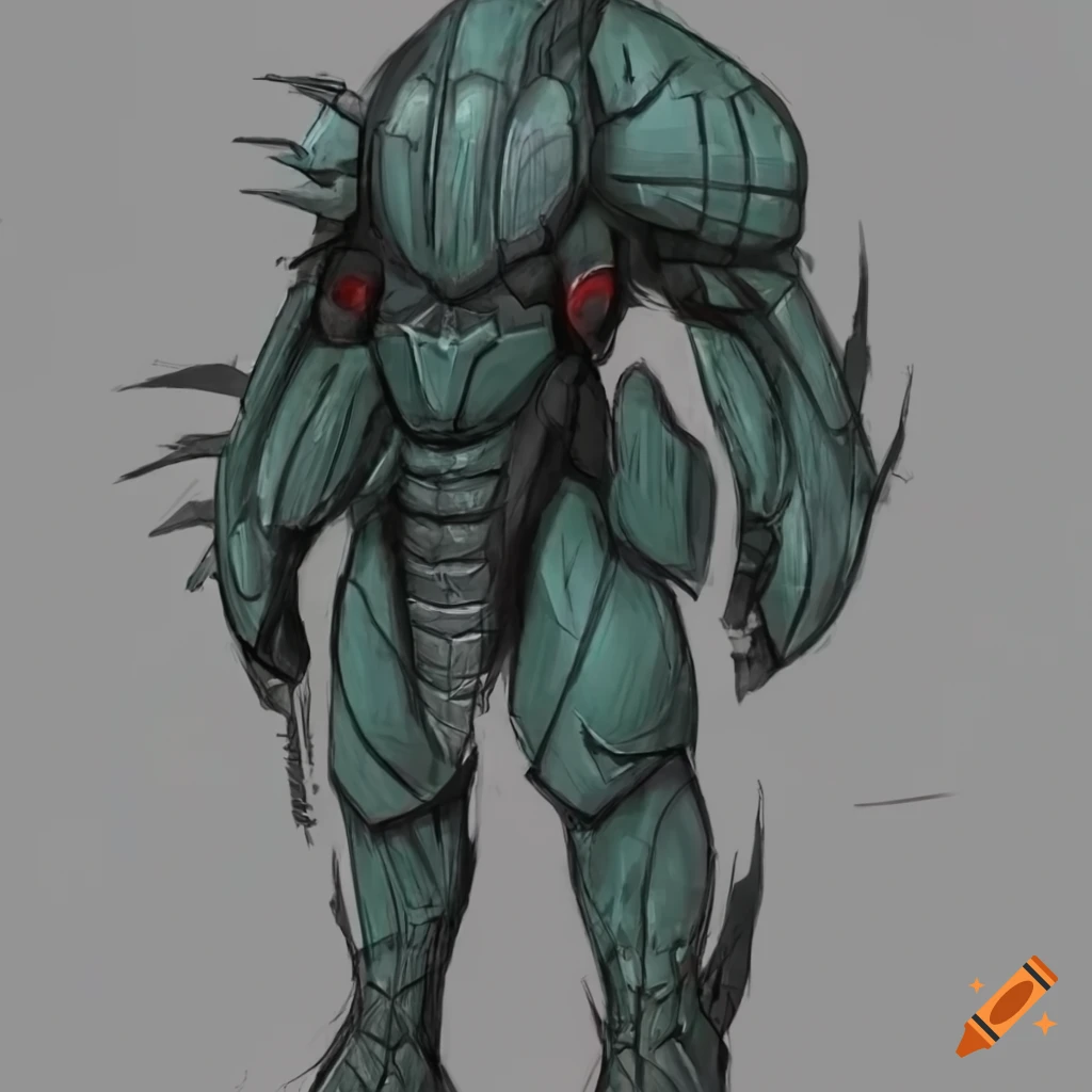 Biomechanical armored male super soldier from half-life 2 concept art ...