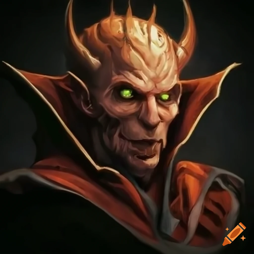 Evil sorcerer on Craiyon