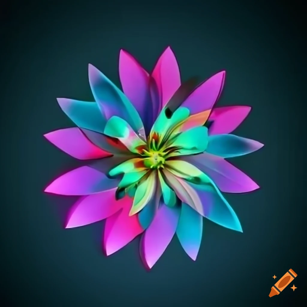 Ai flower on Craiyon