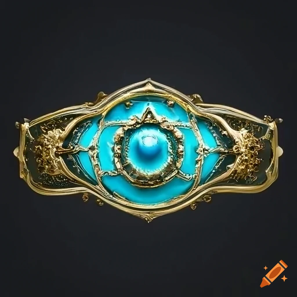 Front view of a noble magic belt on Craiyon