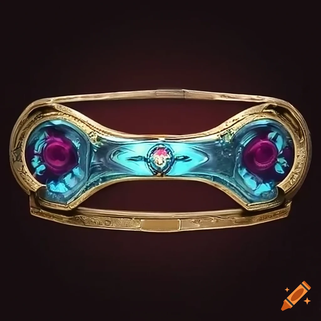 Front view of a noble magic belt on Craiyon