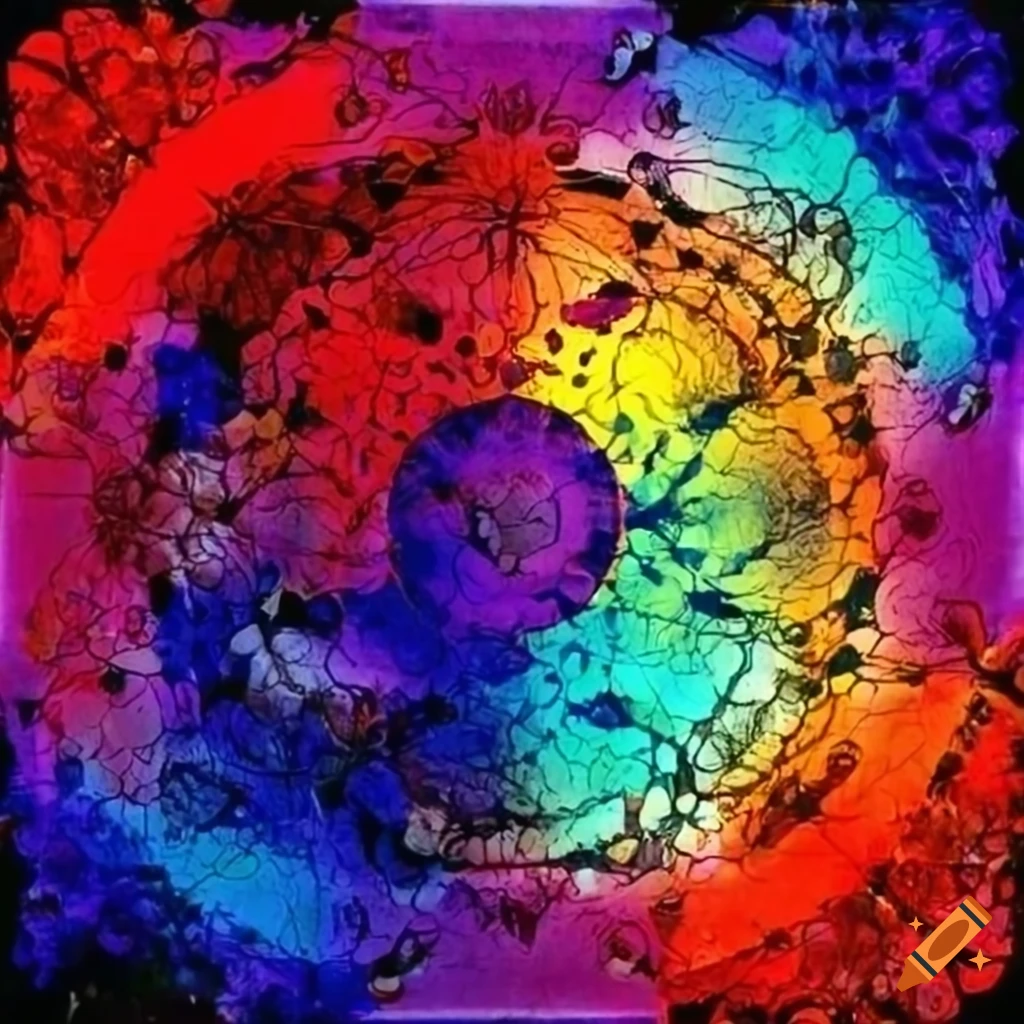 Croatian psychedelia on Craiyon