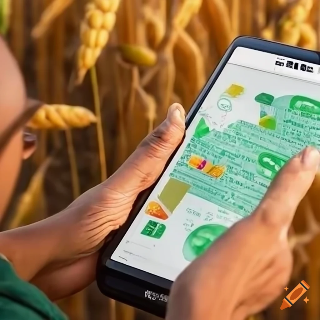 Innovative app empowering farmers in the cash crop market on Craiyon