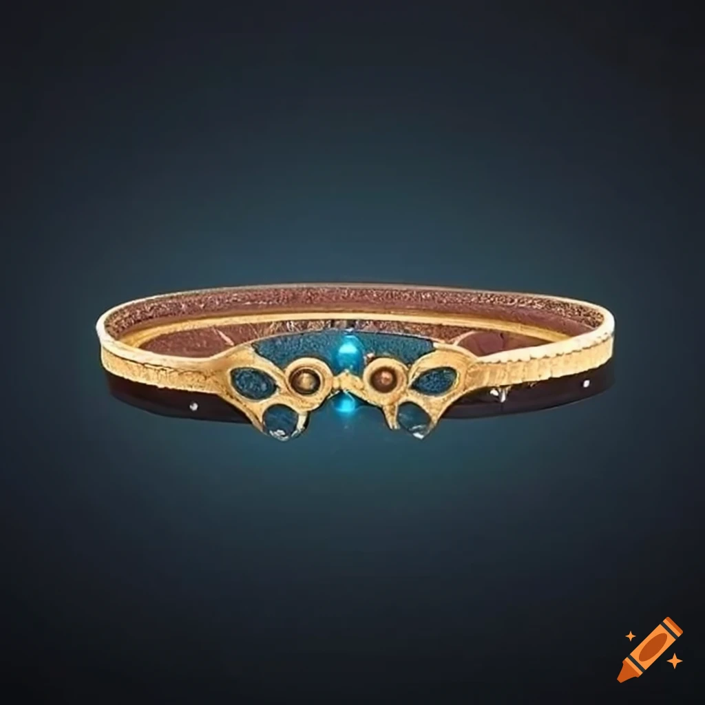 Front view of a noble magic belt on Craiyon