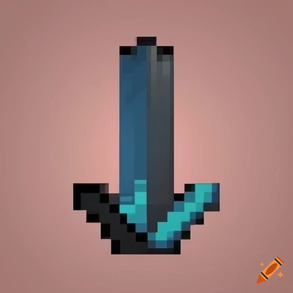 Pixel art button with right pointed arrow on Craiyon